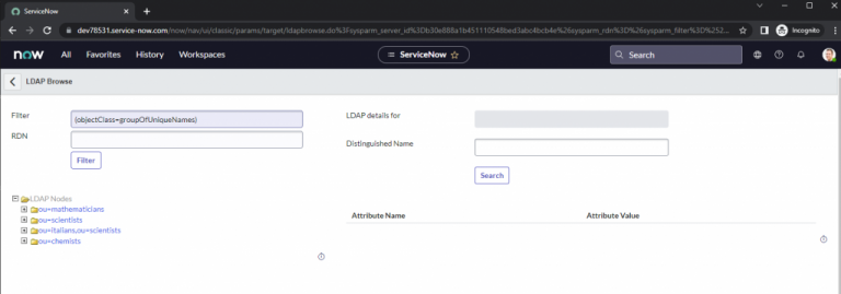 ServiceNow Integration with Active Directory using LDAP - Sii’s tech blog